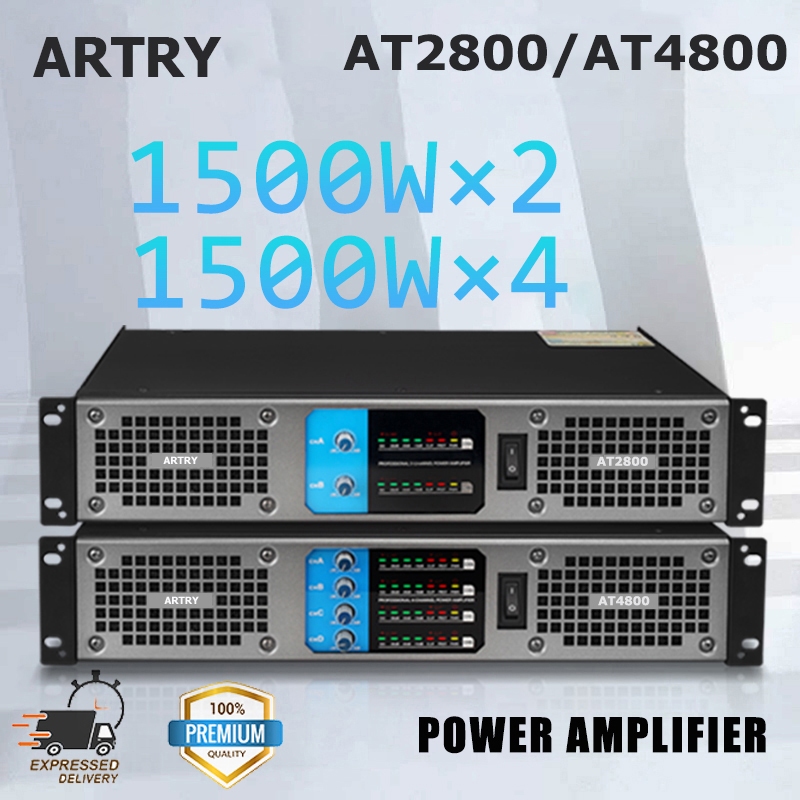 ARTRY AT2800/AT48000 Professional Power Amplifier Digital Power Amplifier Four/Two Channel Large ...