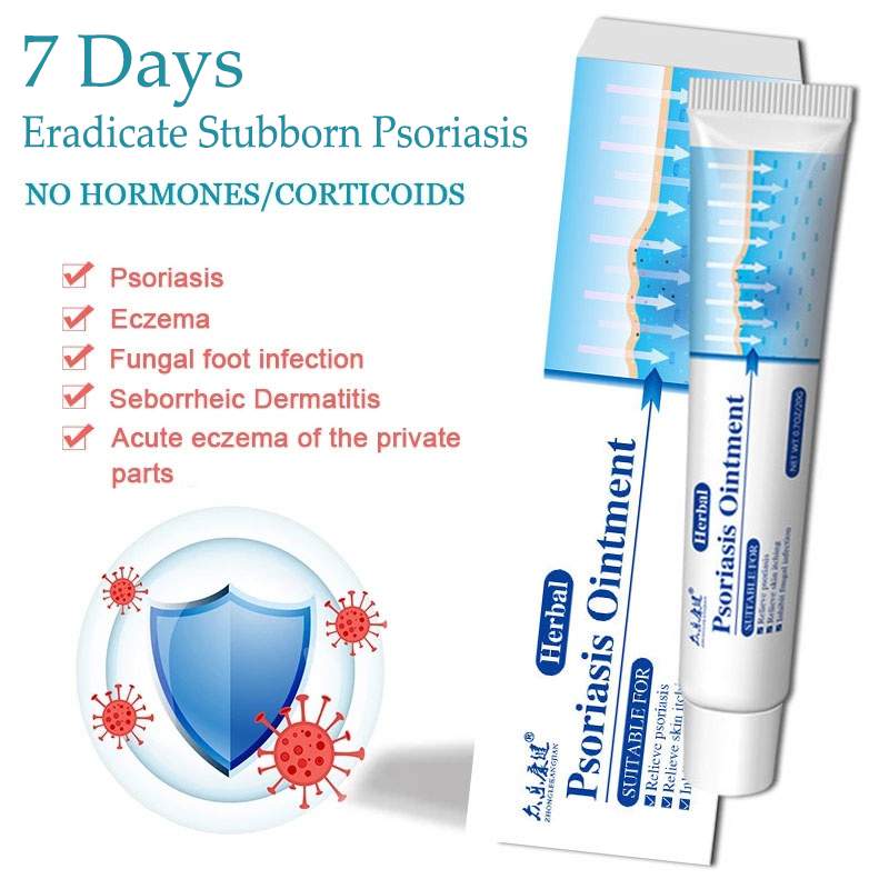 Eczema Cream Psoriasis Ointment Original Ubat Gatal Kulit Anti Fungal ...