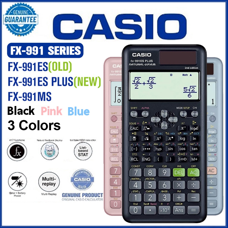 Kalkulator Saintifik Casio Scientific Calculator FX-570EX FX-991ES Plus ...
