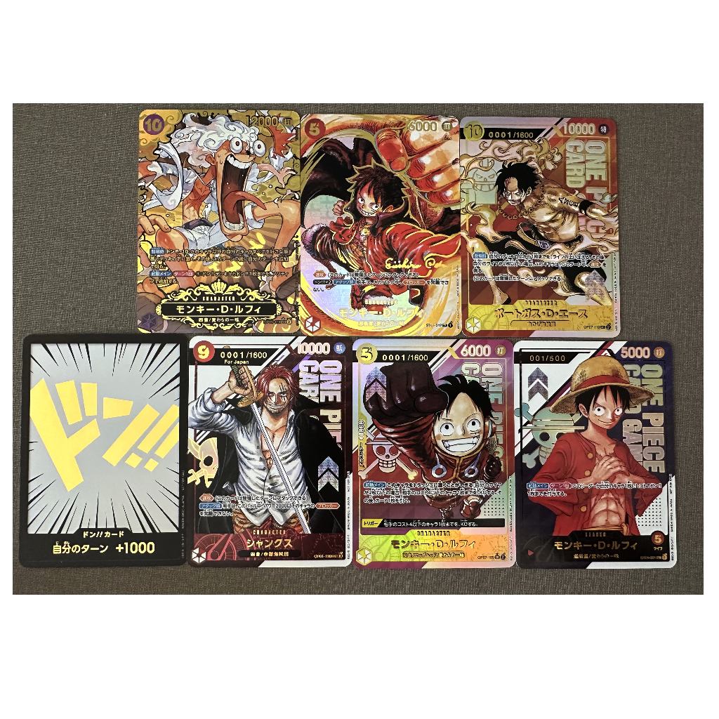 One Piece opcg tcg High Quality Collection card Luffy oda sign card Ace ...