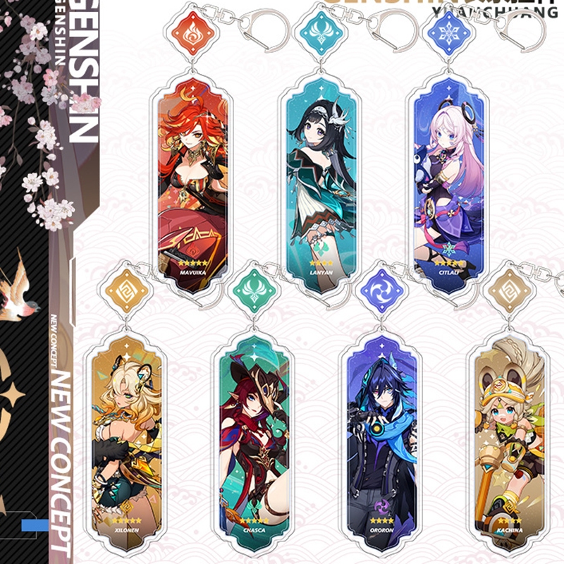 genshin impact keychain Mavuika Kinich long pendant | Shopee Malaysia