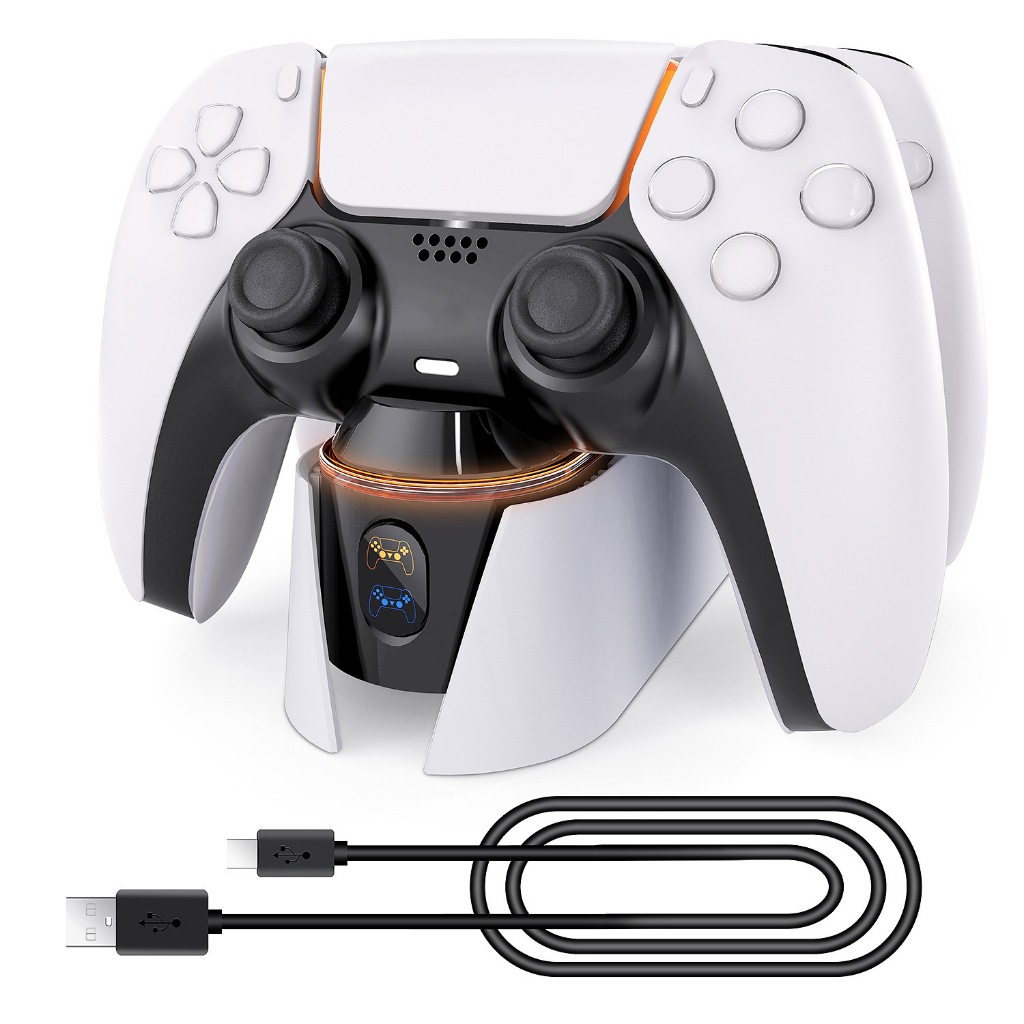 PlayStation PS5 Slim/Pro Game Handle Dual Charger Equipped with ...