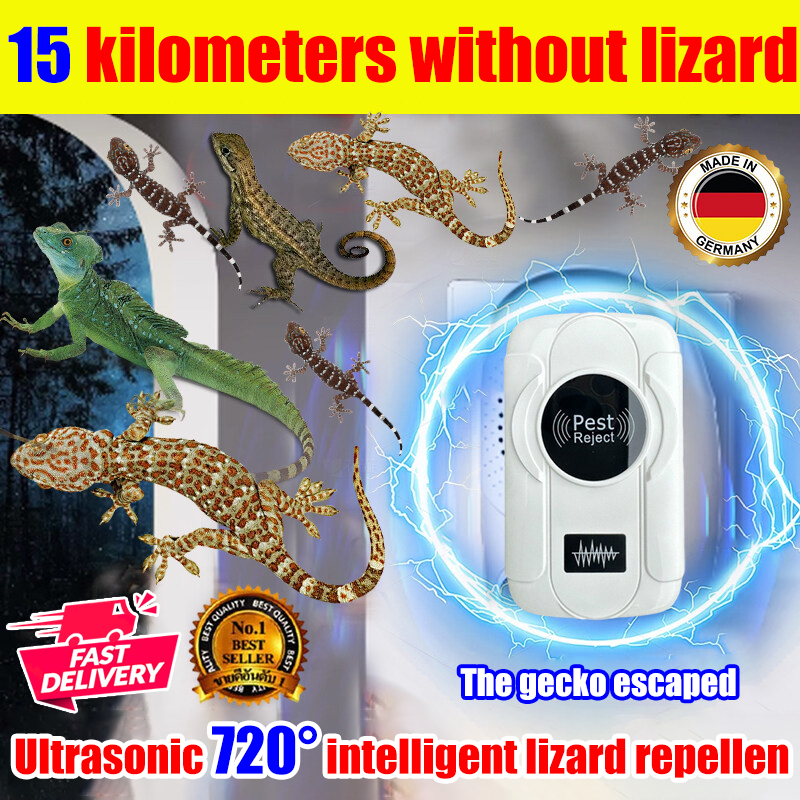 15 kilometers without lizard Lizard repellent ultrasonic 720° Smart ...