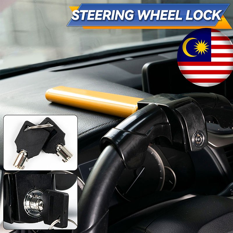 Universal Car Steering Lock/ Anti-Theft Car Lock/ Heavy Duty Strong ...