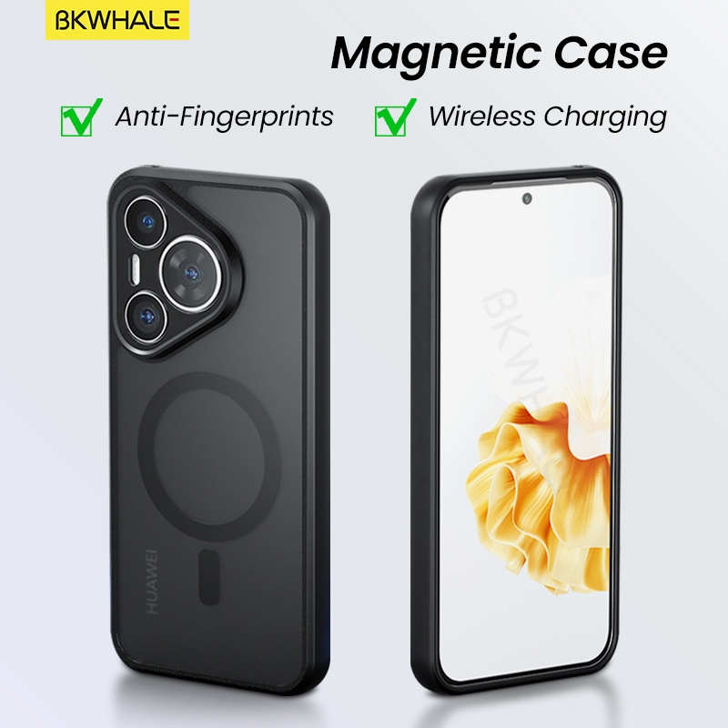 BKWHALE Magnetic Matte Phone Case for Huawei Pura70 Pro P80 P70 Pura80 ...