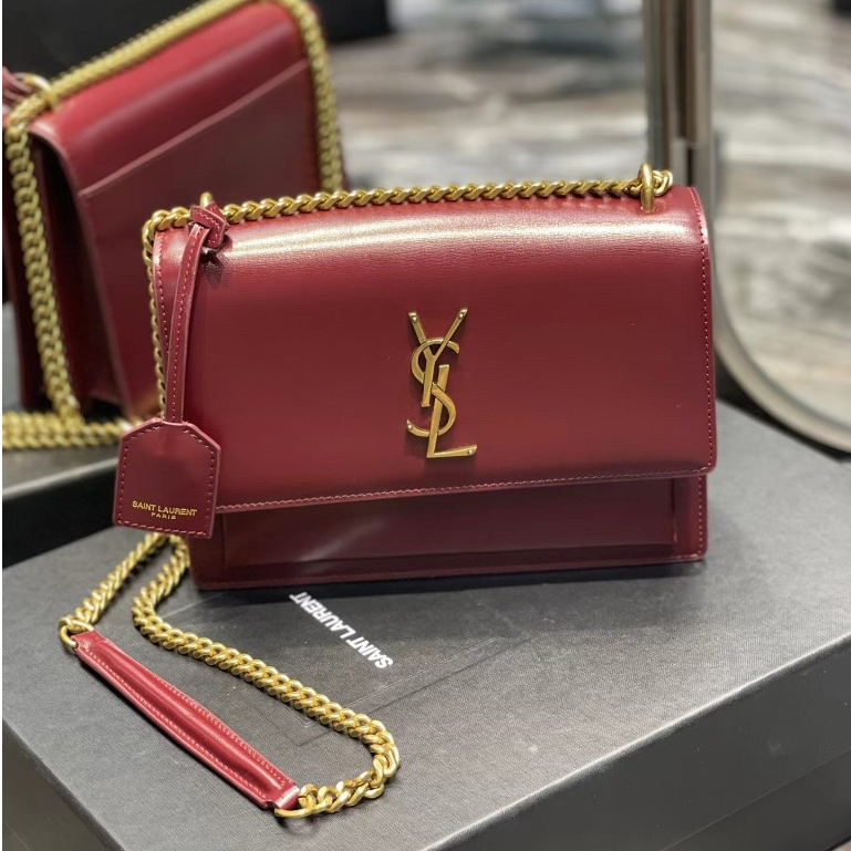 [Original Authentic with Packaging Box] SAINT LAURENT YSL SUNSET Gold ...