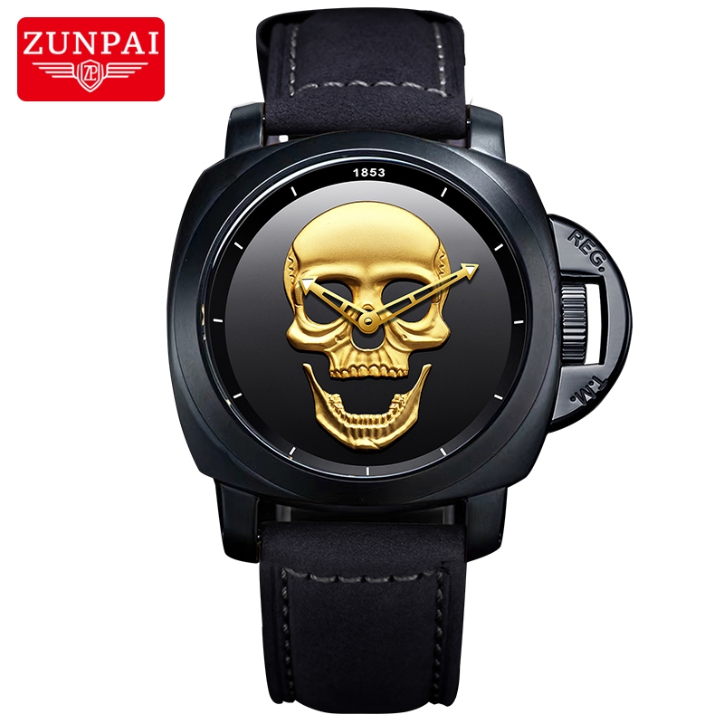 ZUNPAI Jam Tangan Lelaki Original Waterproof Stainless Steel Metal ...