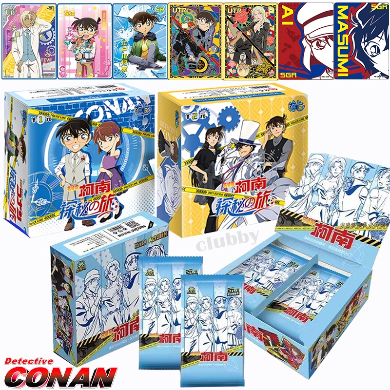 Detective Conan Card Shinichi Kudo Ran Mouri rare UTR/SGR/PTR kad game ...