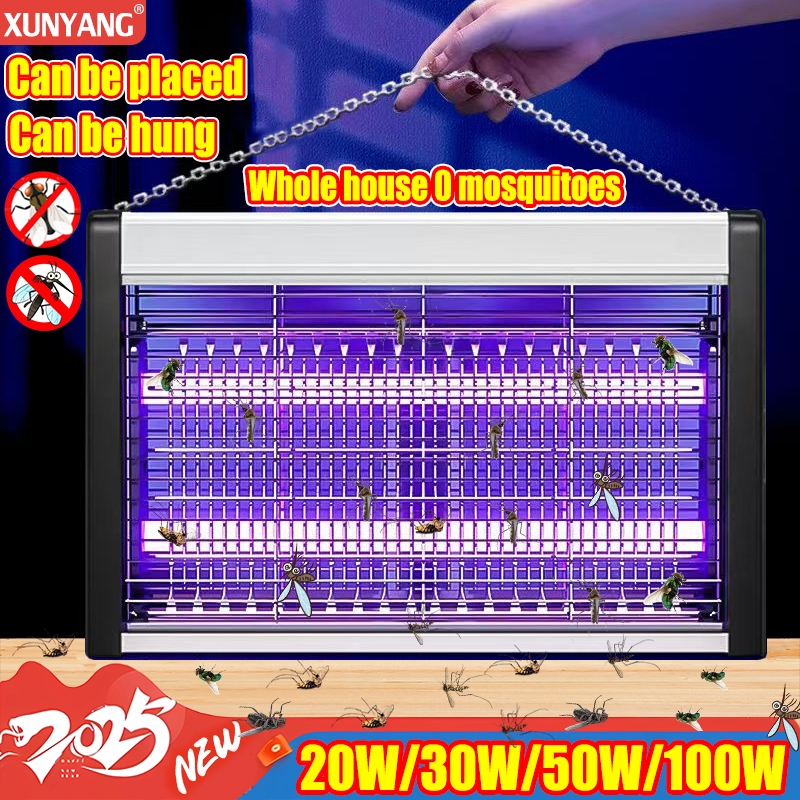 Includes Hanging Chain Electric Pest Killer 20/30/50/100W UV Lamp ...