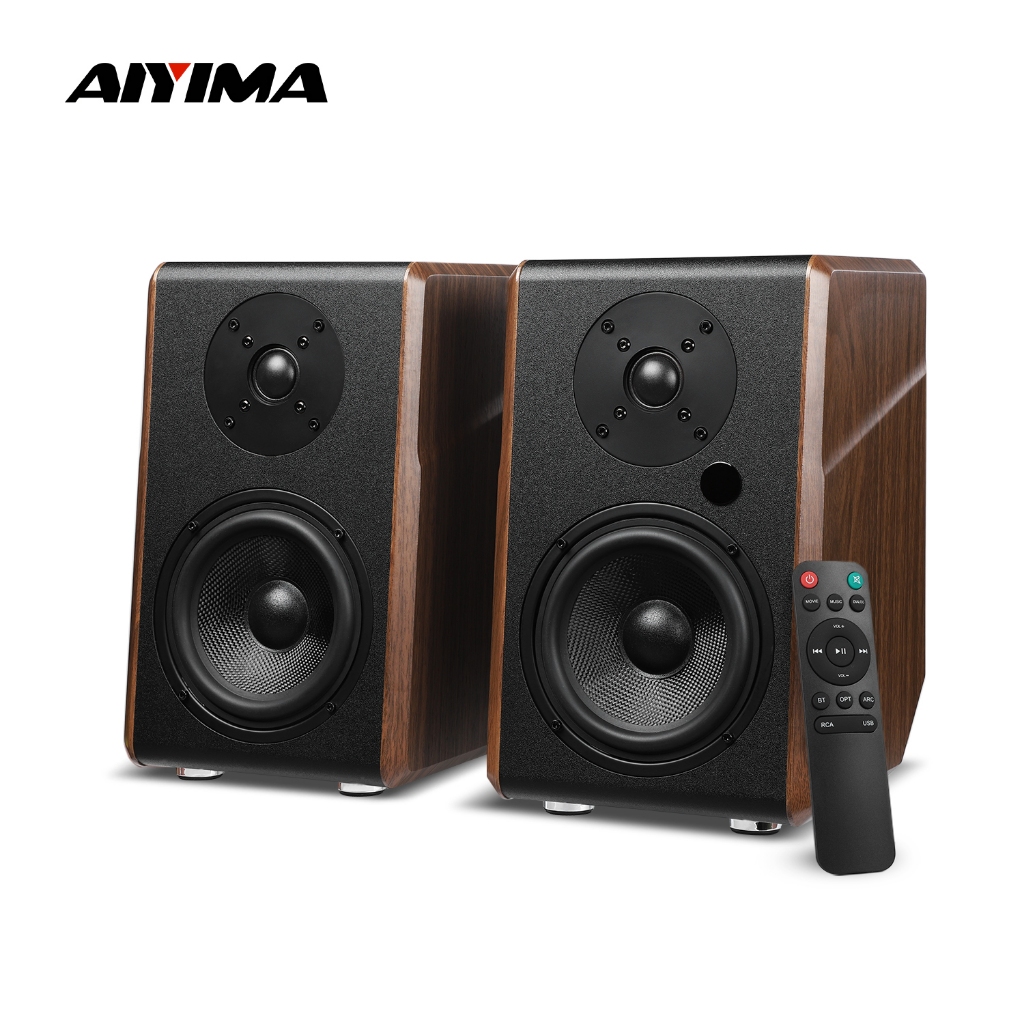 AIYIMA S700 Active Bookshelf Speakers 120W Bluetooth Wireless HiFi ...