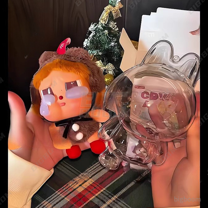 Transparent Protective Cover Dust Case for POPMART CRYBABY Series ...