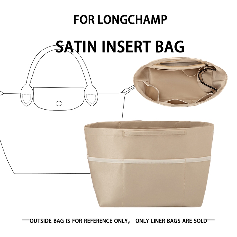 Inner bag for Longchamp bag Le Pliage dumpling bag lined with ...
