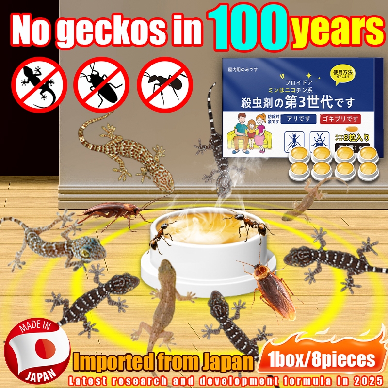 100x killing effect lizard killer bait cicak killer 8pcs/box Can kill ...