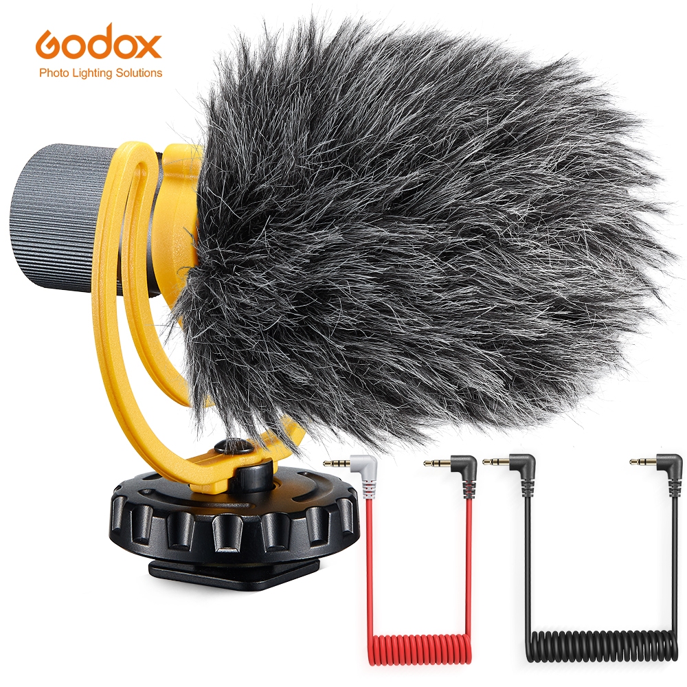 Godox VS-Mic Compact Shotgun Microphone with Compact Shotgun, 3.5mm ...