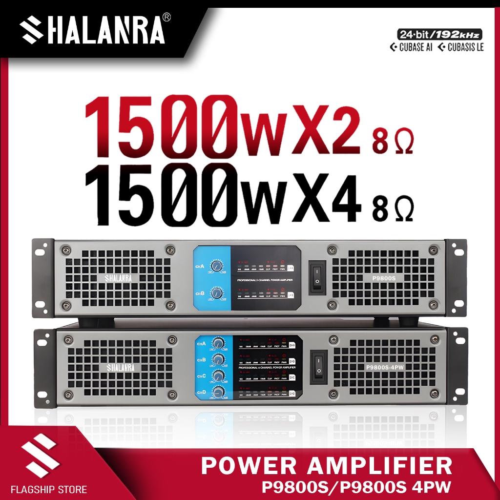 SHALANRA P9800S/P9800-4PW Professional POWER amplifier, digital amplifier, dual channel ...