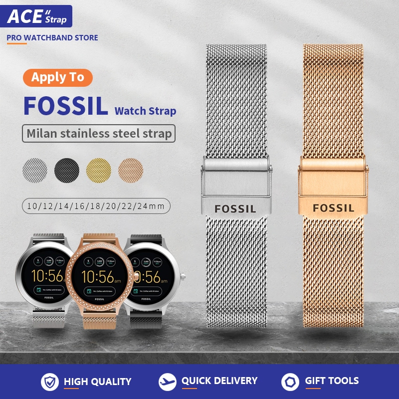 Apply To FOSSIL Milan Stainless Steel Watch Strap Bracelet Men And ...
