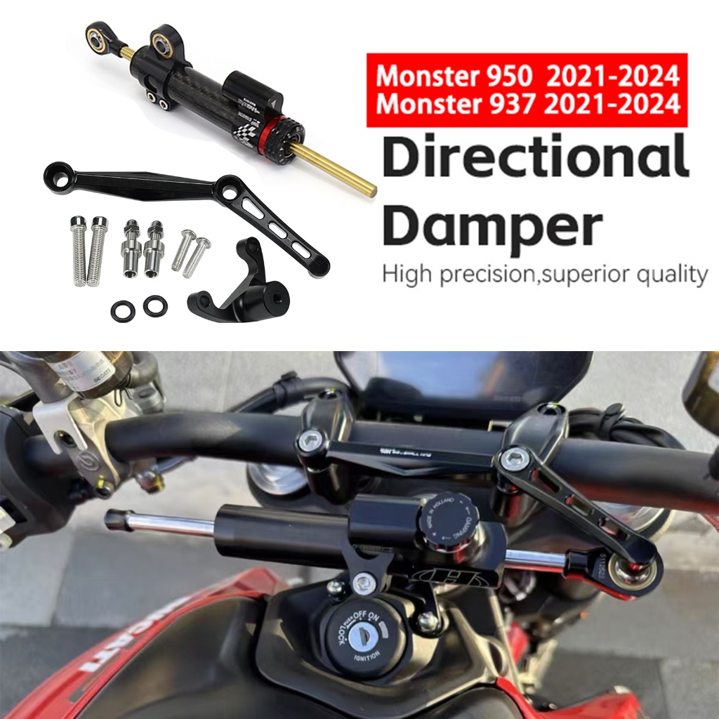 Motorcycle Steering Damper Bracket Stabilizer Support For Ducati ...