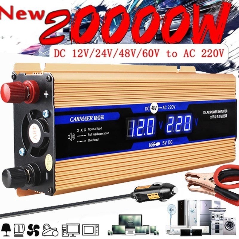 Car inverter 12v to 220v power converter 20000w high power converter ...