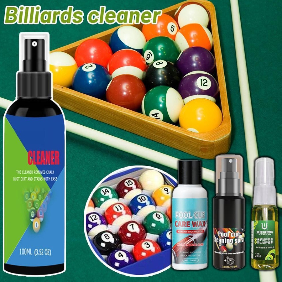 Billiard Ball Cleaner Spray Spray For Pool Billiard Balls Deep Cleaning ...
