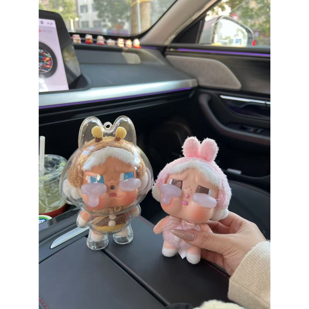 Transparent Protective Cover Dust Case for POPMART CRYBABY Series ...