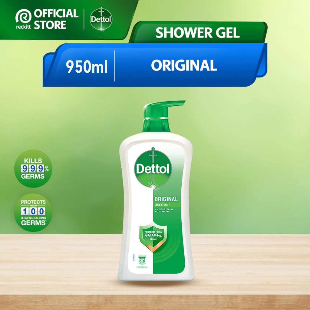 Dettol Shower Gel/Antibacterial Body Wash kills 99.9% of germs(950ml) | Shopee Malaysia