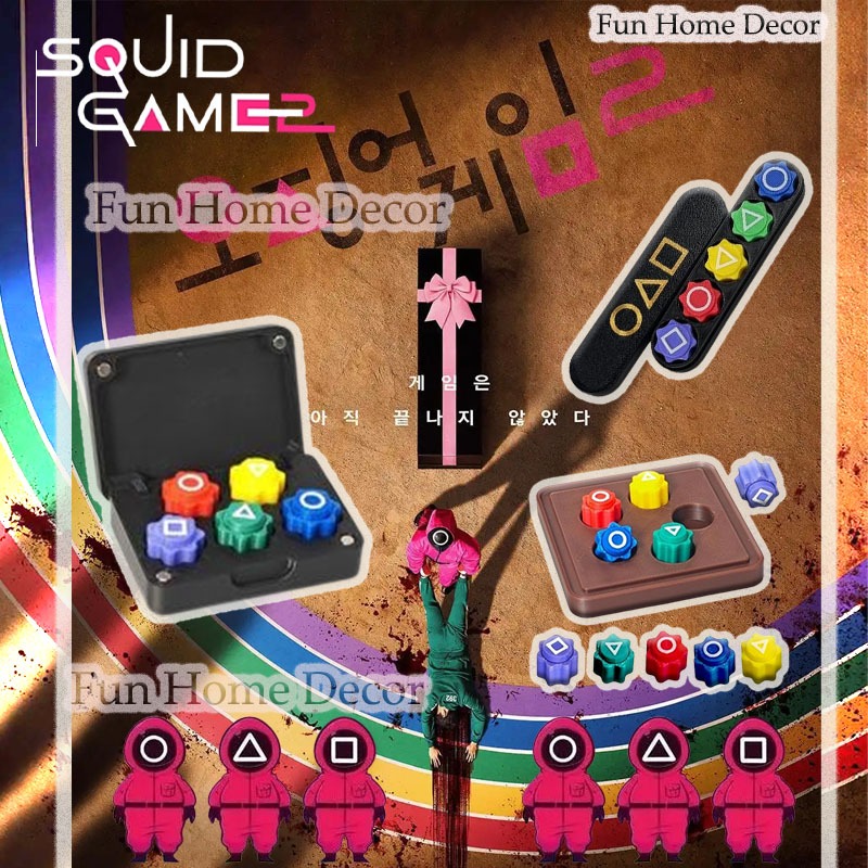 Squid Game 2 Gonggi Stones Korean Games Traditional Stone Catching 3D ...