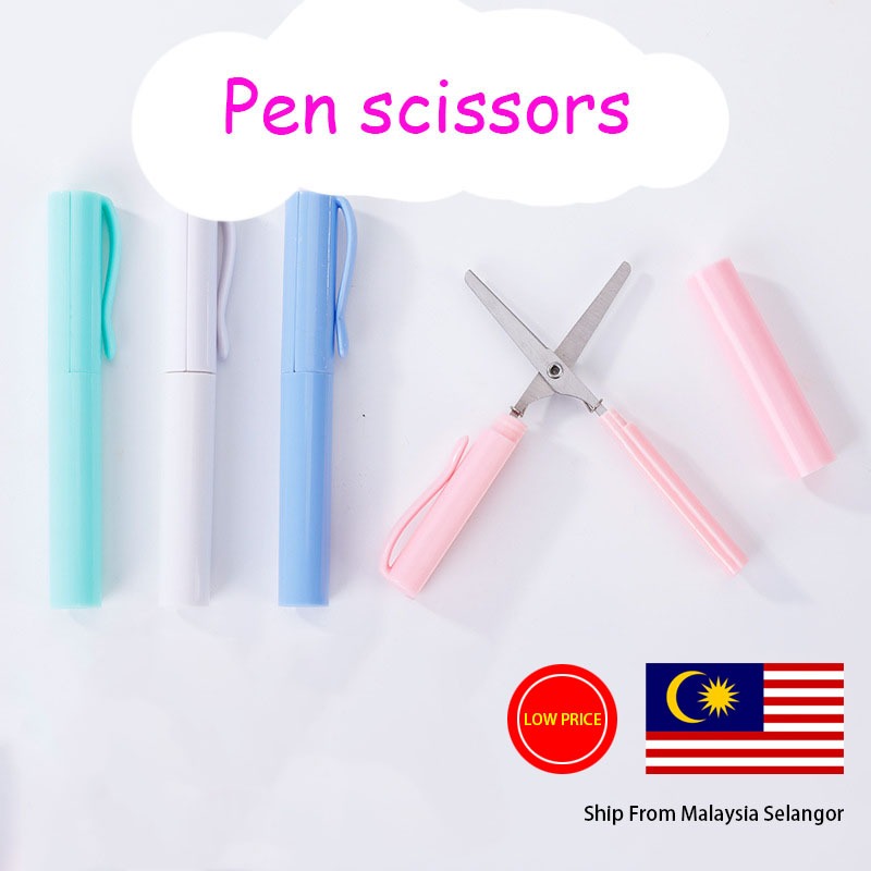 Mini Portable Small Scissor Keychain Scissor Pen Foldable Scissor ...