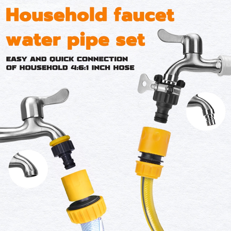 pipe connector joint water Pipe Connector Four-point quick-connect four ...