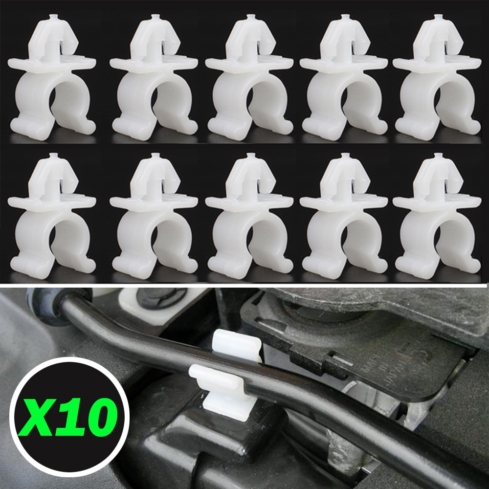 10Pcs Bonnet Hood Rod Holder Stand Clip Clamp For Nissan Navara D22 ...