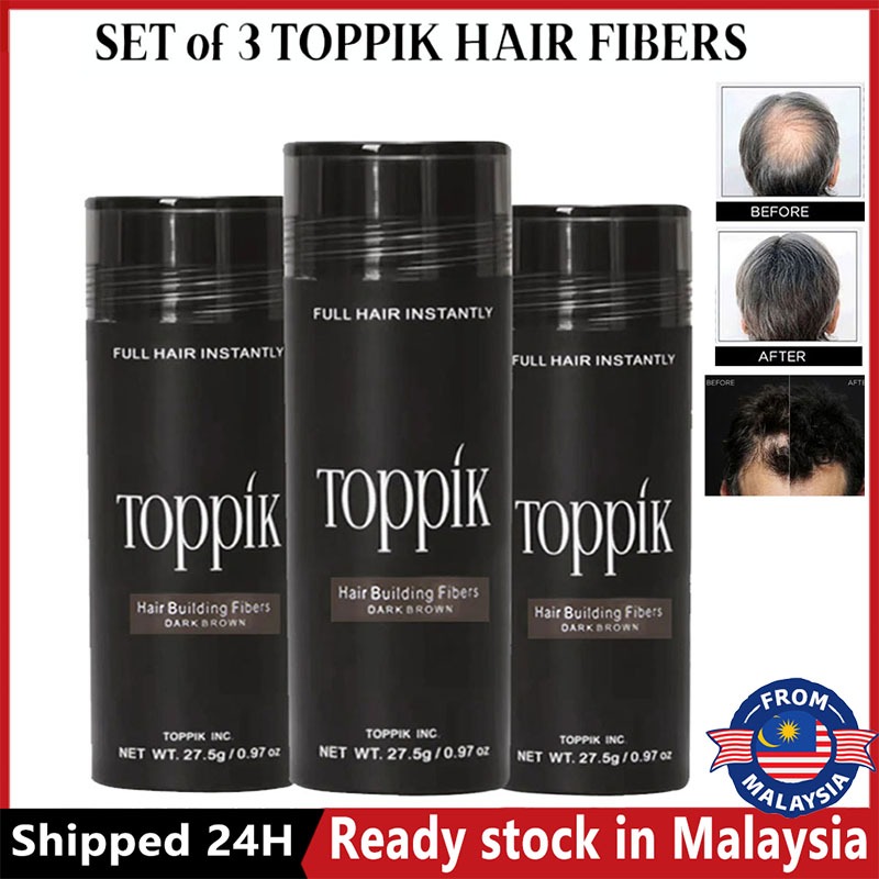 [Local Shipment] Toppik Hair Fibers for Thickening Spray Hair Building ...