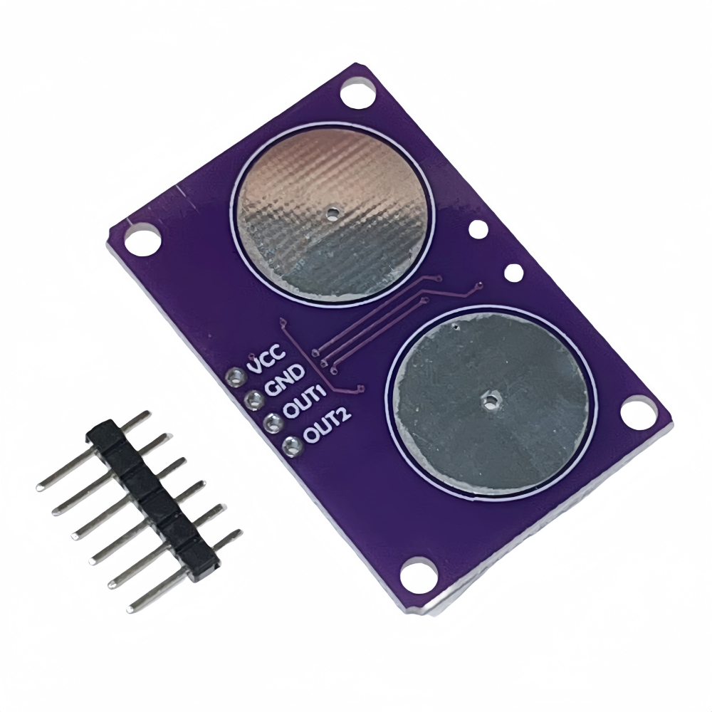 Dual-circuit Button Touch Switch Module Finger Push Capacitor Type ...