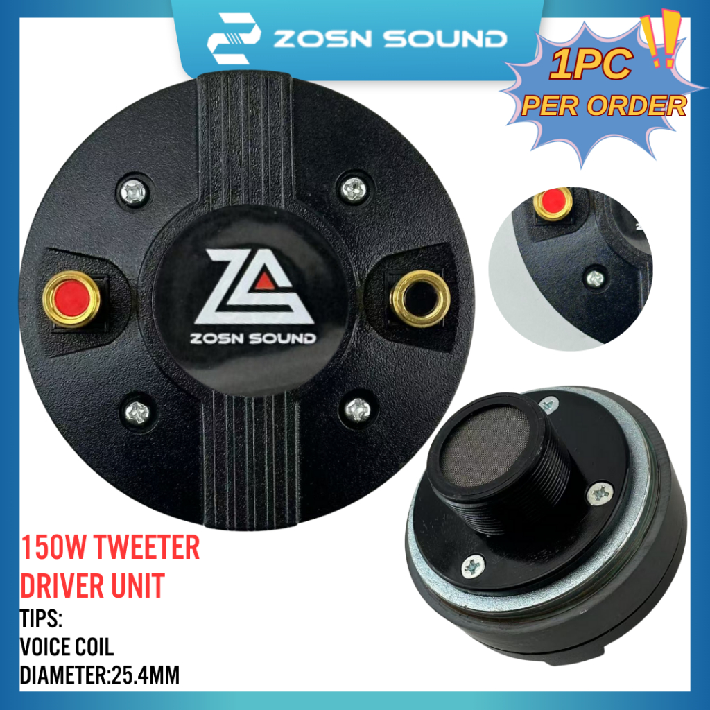 [ZS]150W Tweeter Driver Unit 25.4mm Voice Coil Professional Heavy ...