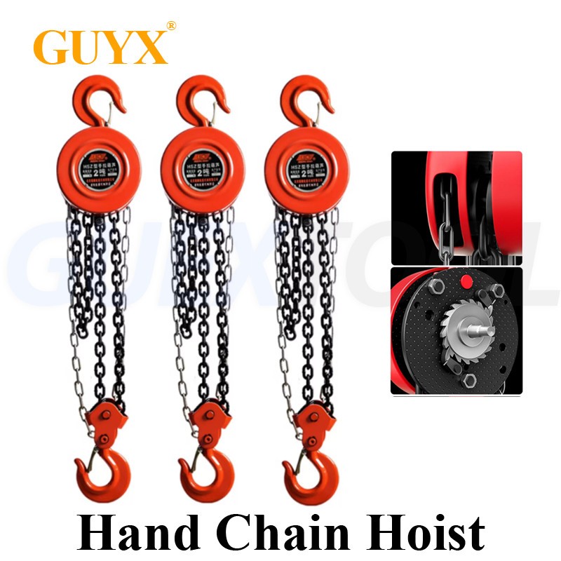 Pulling Wrench Hoist Manganese Steel Hook Hand Chain Hoist Portable ...