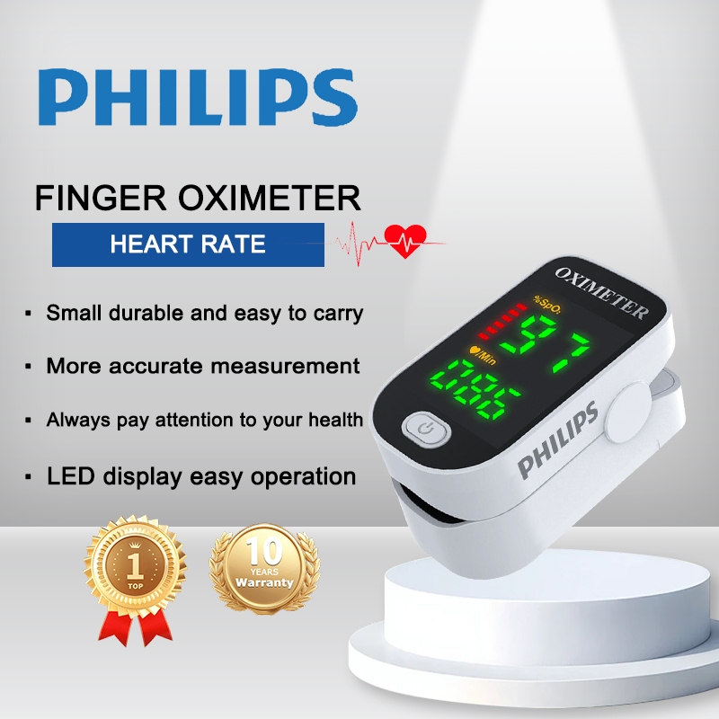 Philips original genuine portable mini fingertip pulse oximeter home ...