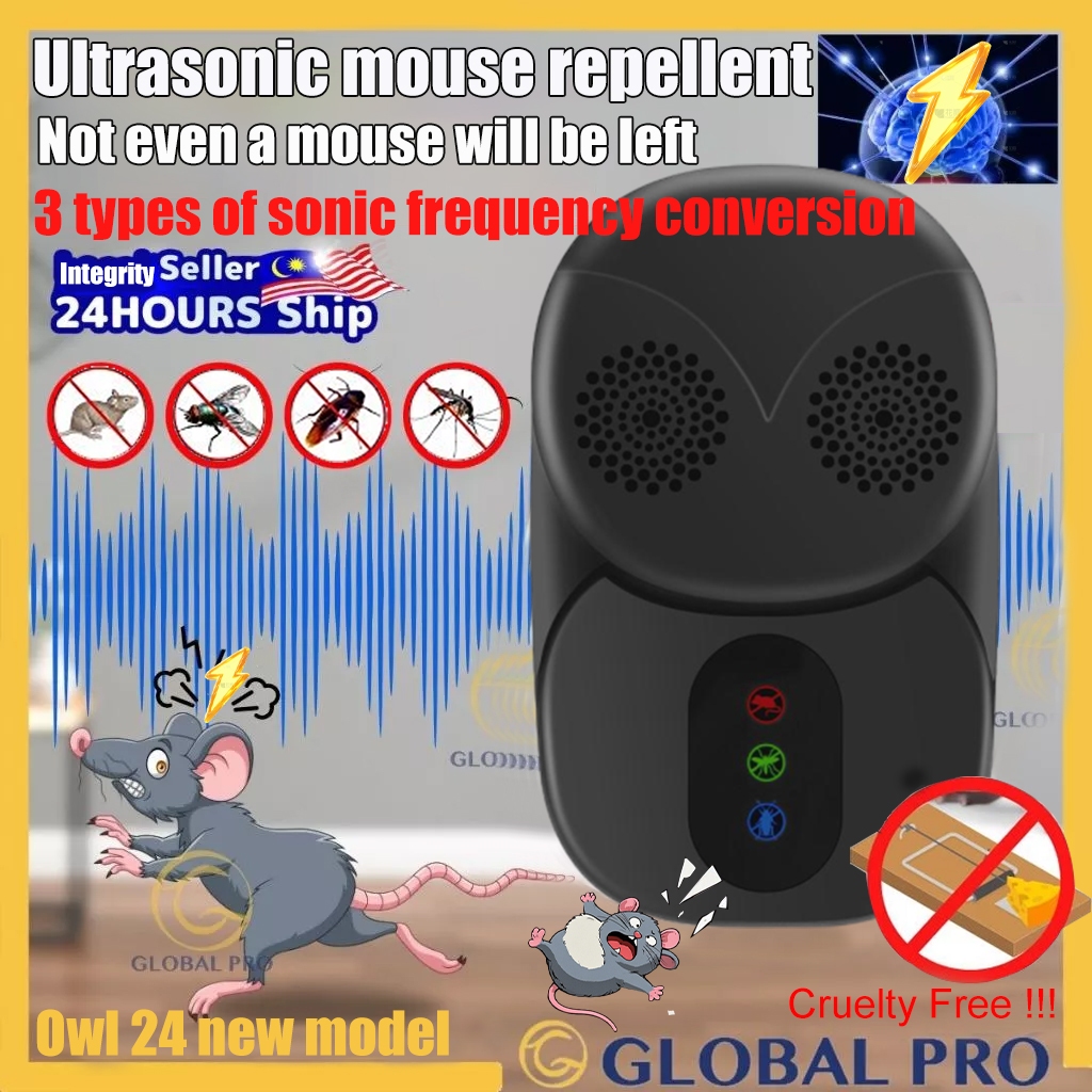 【No rats in 30000m】Ultra-quiet rat repellent ultrasonic penghalau tikus ...