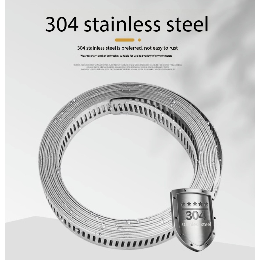 304 Stainless Steel Self-Made American Throat Hoop Clamp Hoop ...