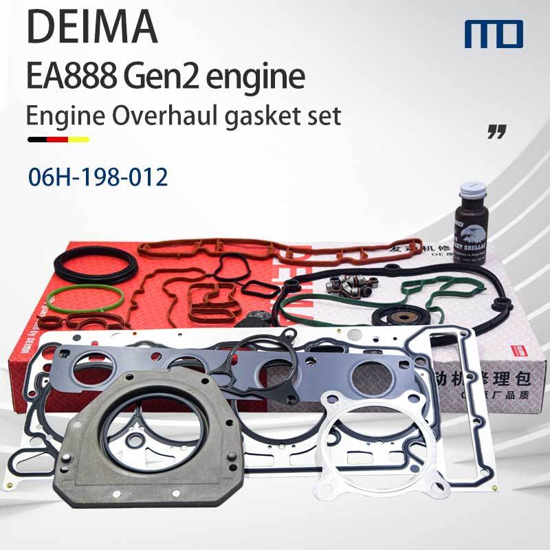 Volkswagen Overhaul gasket set Passat Tiguan Golf MK6 Jetta Audi A4 A5 A6 Q3 Q5 EA888 Gen2 ...