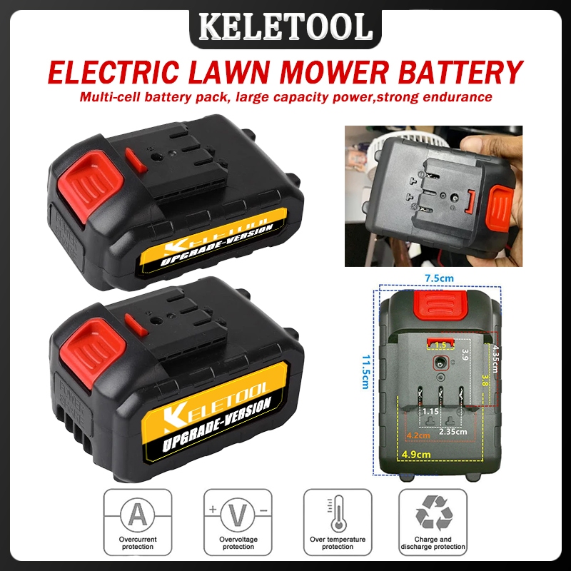 KELETOOL Bateri Rechargeable Lithium Battery 21V Large capacity lithium ...