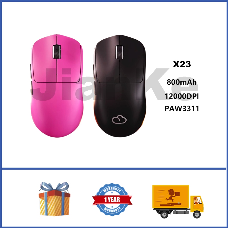 EWEADN X23 Wireless Mouse 12000 DPI PAW3311 Lightweight Three Mode Game Mouse | Shopee Malaysia