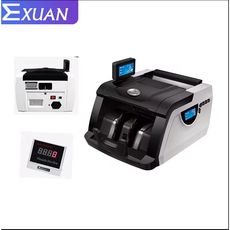 AUTO Money Counter Bill Money Machine Multi-Currency Money Counting ...