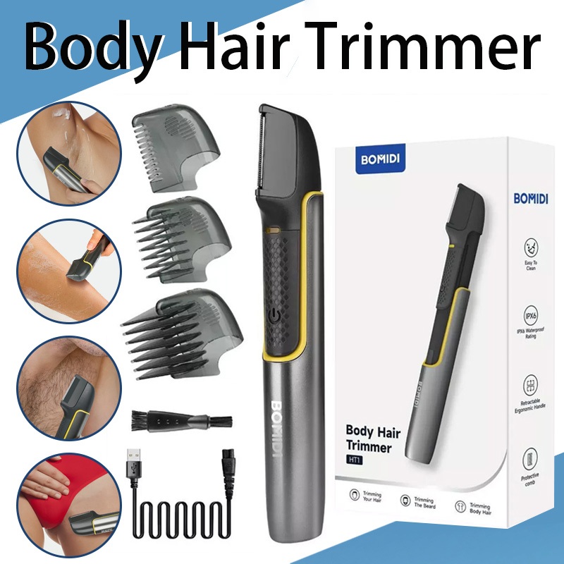 Men Women Body Hair Shaver Electric Groin Trimmer Pubic Hair Shaver ...
