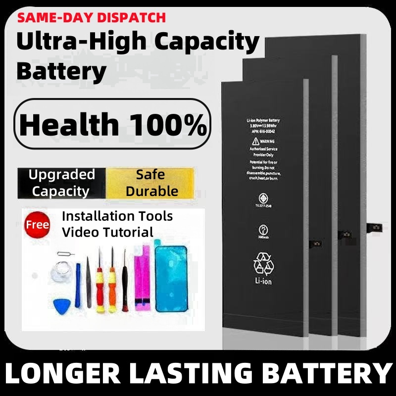 High capacity Phone Battery For IP X XR XS XSMax 6 6S 6SP 7 7Plus full ...