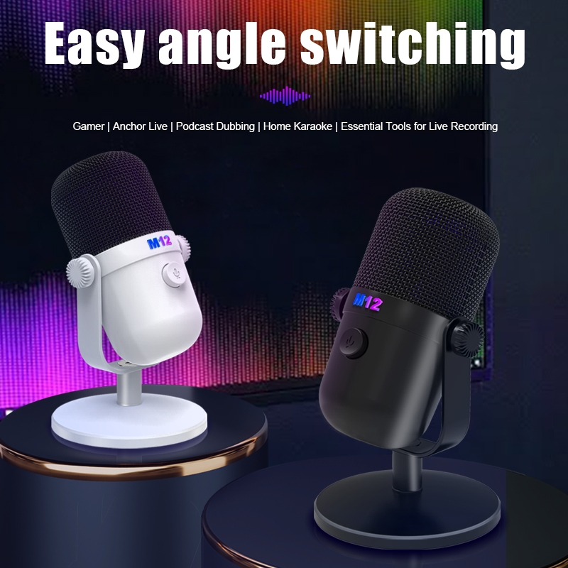 VeGue USB condenser microphone RGB gaming esports recording live ...