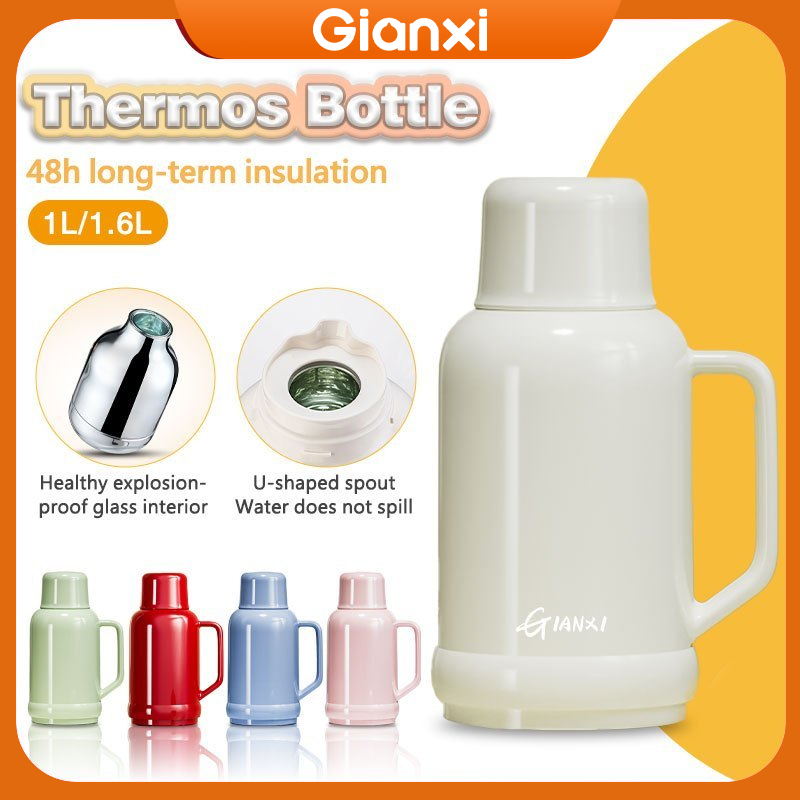 GIANXI Thermos pot hot water bottle Glass liner Large capacity boiling ...
