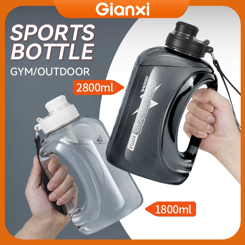 GIANXI 1.8L/2.8L Large Capacity Sport Water Bottle Large Water Bottle c ...