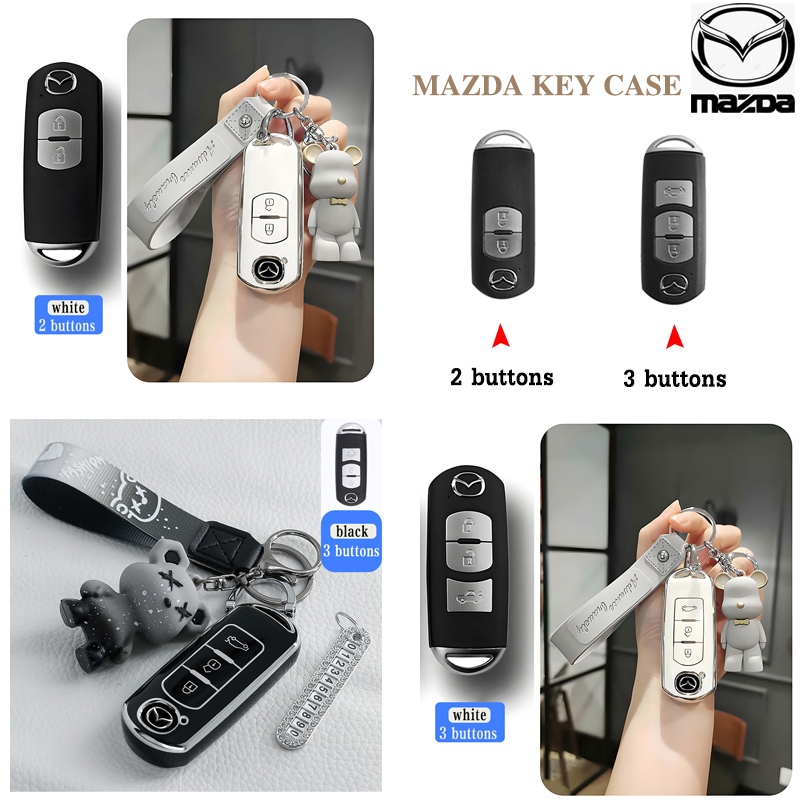 Mazda Car Key Case Mazda 2 Key Cover For Mazda 2/3/CX-3/CX-5/Skyactiv ...