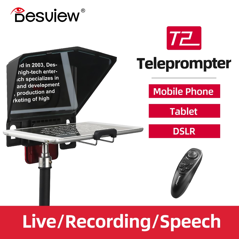 Bestview T2 Big Screen Prompter Professional Interview Teleprompter ...