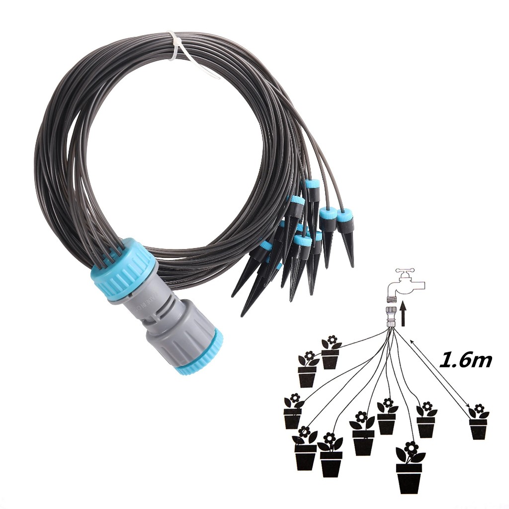 Fertilizer Drip Irrigation Kit Plant Watering System Adjustable Water ...