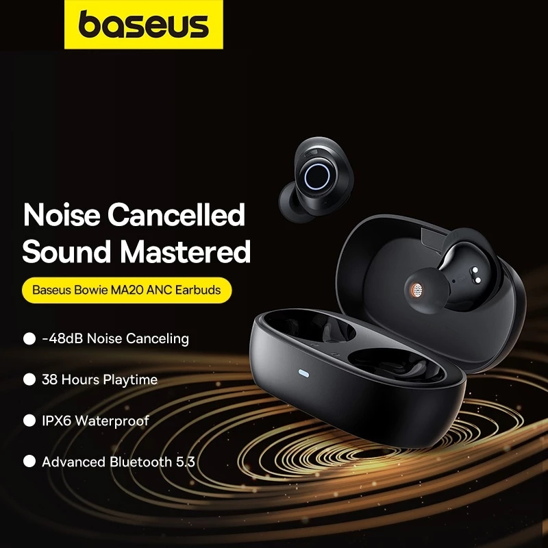 Baseus Bowie MA20/MA20 pro ANC Wireless Earphone V5.3 -48dB Noise ...