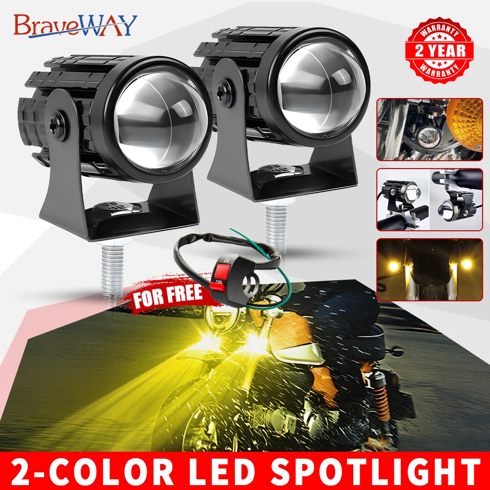 2inch Mini Led Headlight Spotlights Auxiliary Lightings 6000K 3000K ...